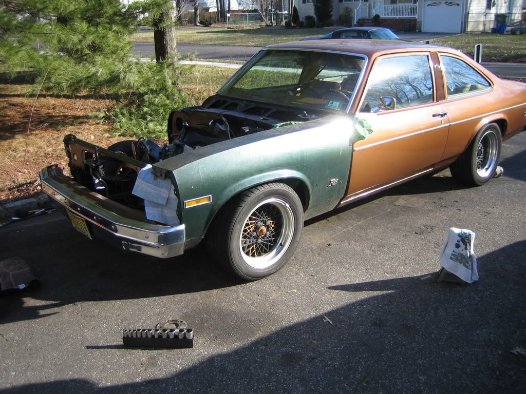Fender gap too big after subframe bushing change | Chevy Nova Forum